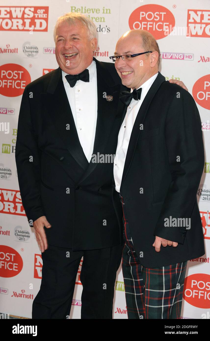 Christopher Biggins and partner arriving at the Children's Champion ...