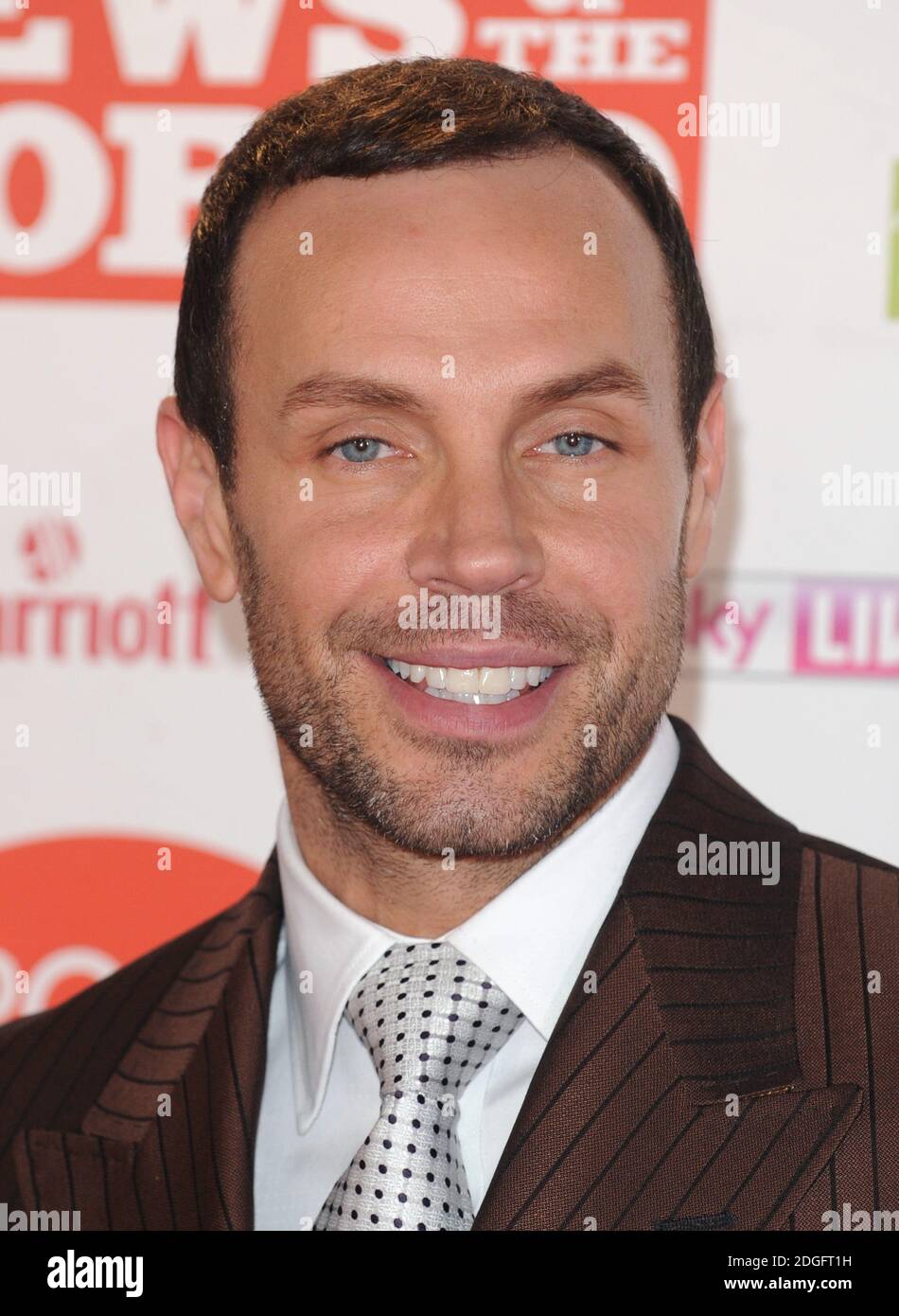 Jason Gardiner arriving at the Children's Champion Awards 2011 ...