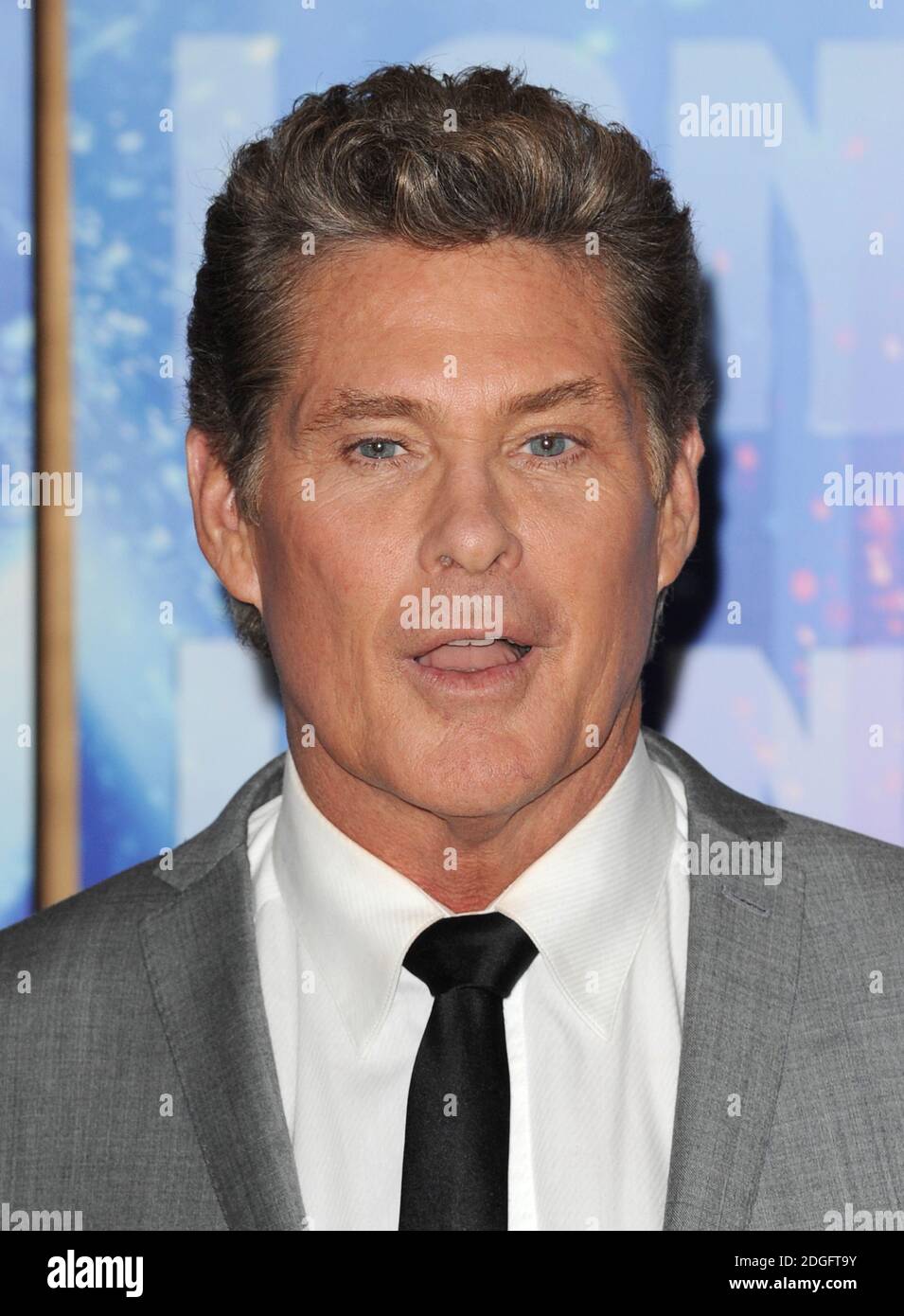 David Hasselhoff at a photocall to promote the programme Britain's Got ...