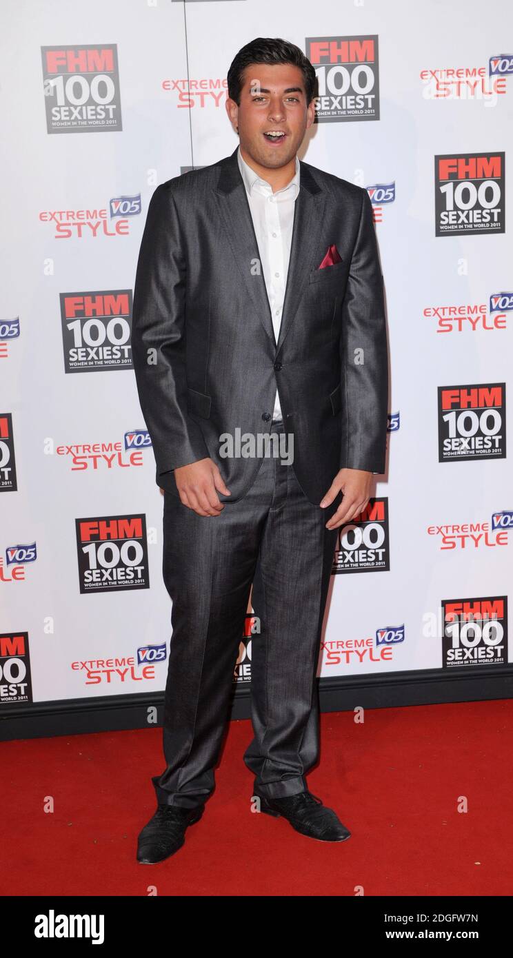 James Arg Argent arriving at the FHM 100 Sexiest Women in the World ...