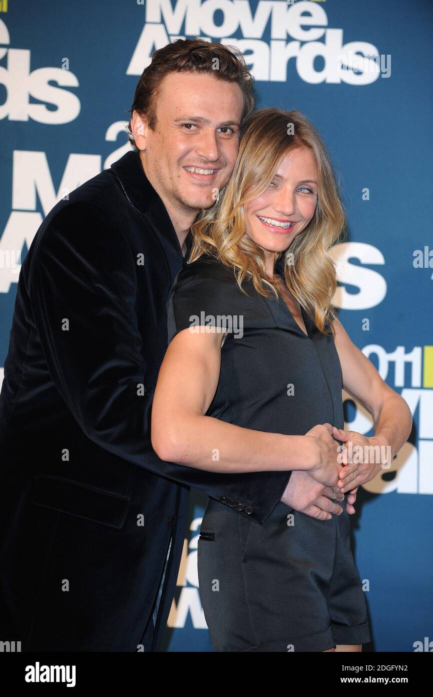 Cameron Diaz and Jason Segel at the MTV Movie Awards 2011, Gibson ...