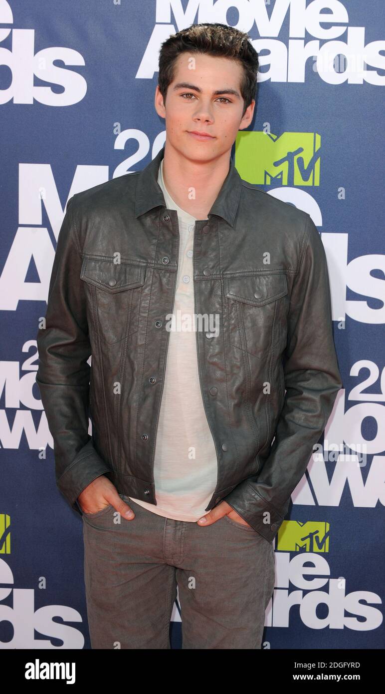 Dylan O'Brien arriving at the MTV Movie Awards 2011, Gibson ...