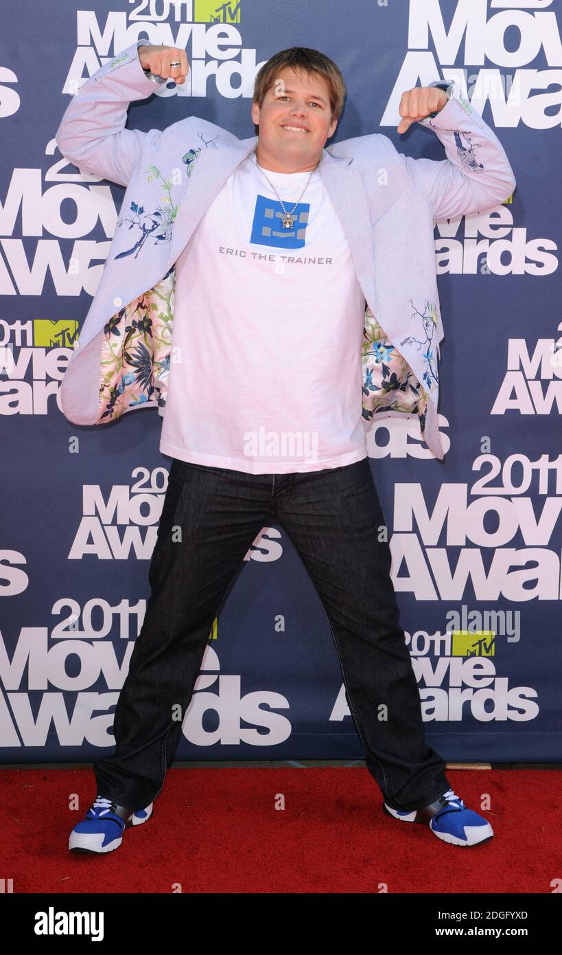 Jareb Dauplaise arriving at the MTV Movie Awards 2011, Gibson ...