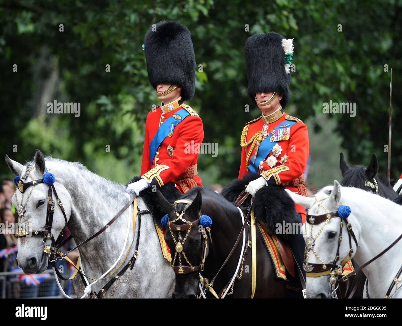The Duke of Cambridge Prince William and Prince Charles at Trooping The ...