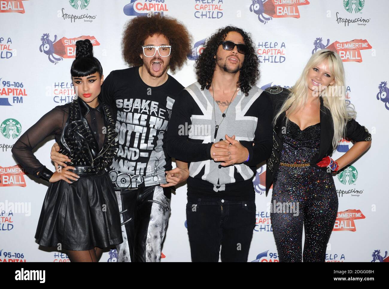 LMFAO at the Capital FM Summertime Ball 2011, Wembley Stadium, London ...
