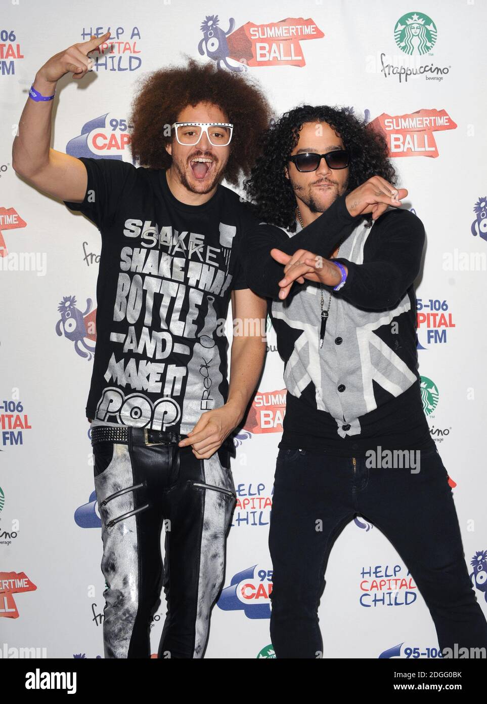 LMFAO at the Capital FM Summertime Ball 2011, Wembley Stadium, London ...