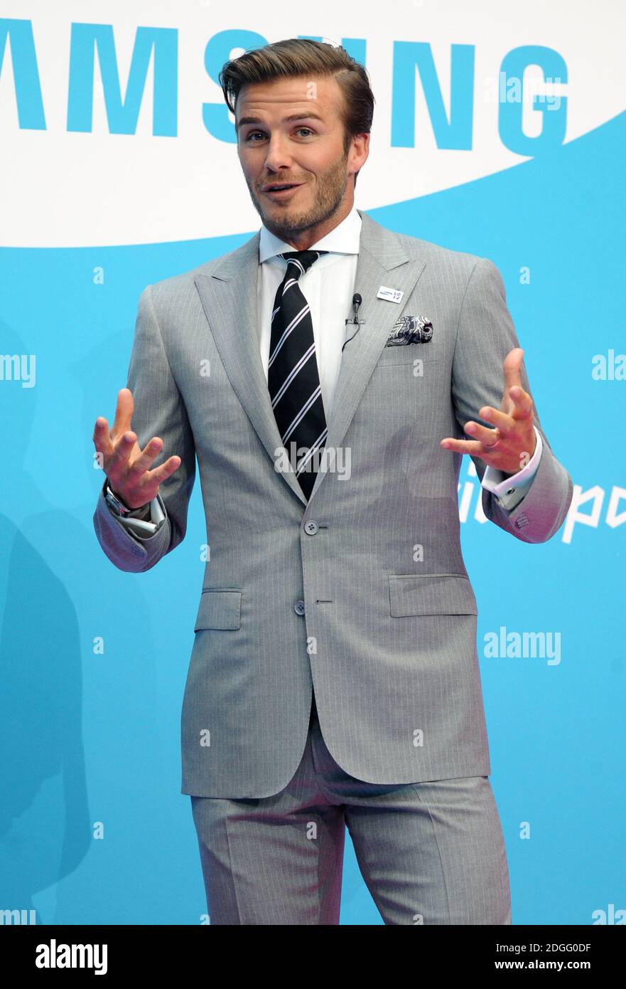David Beckham at the Everyone's Olympic Games with Samsung launch ...