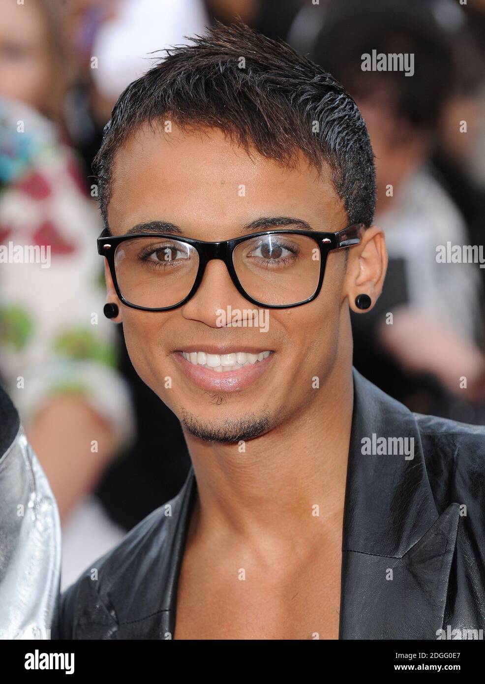 Aston Merrygold from boy band JLS arriving for the 2011 National Movie ...