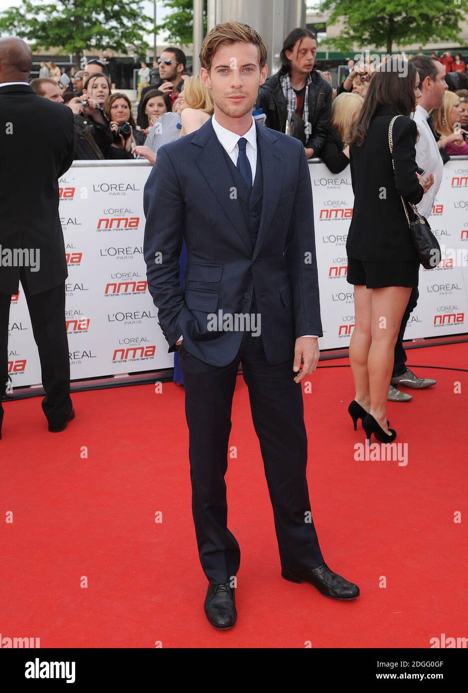 Luke Treadaway arriving for the 2011 National Movie Awards at Wembley ...