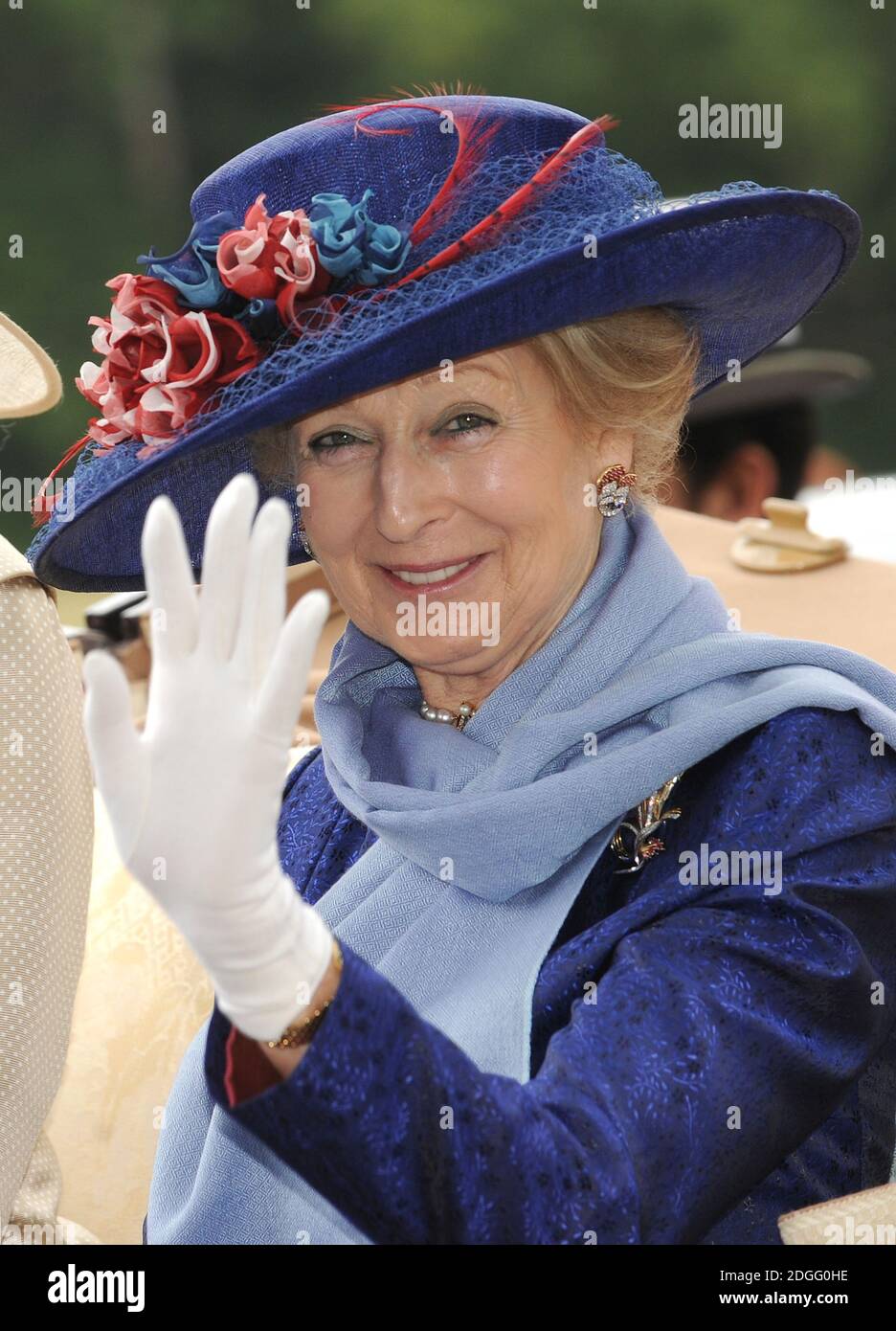 Princess Alexandra on route to Royal Ascot, Berkshire Stock Photo - Alamy