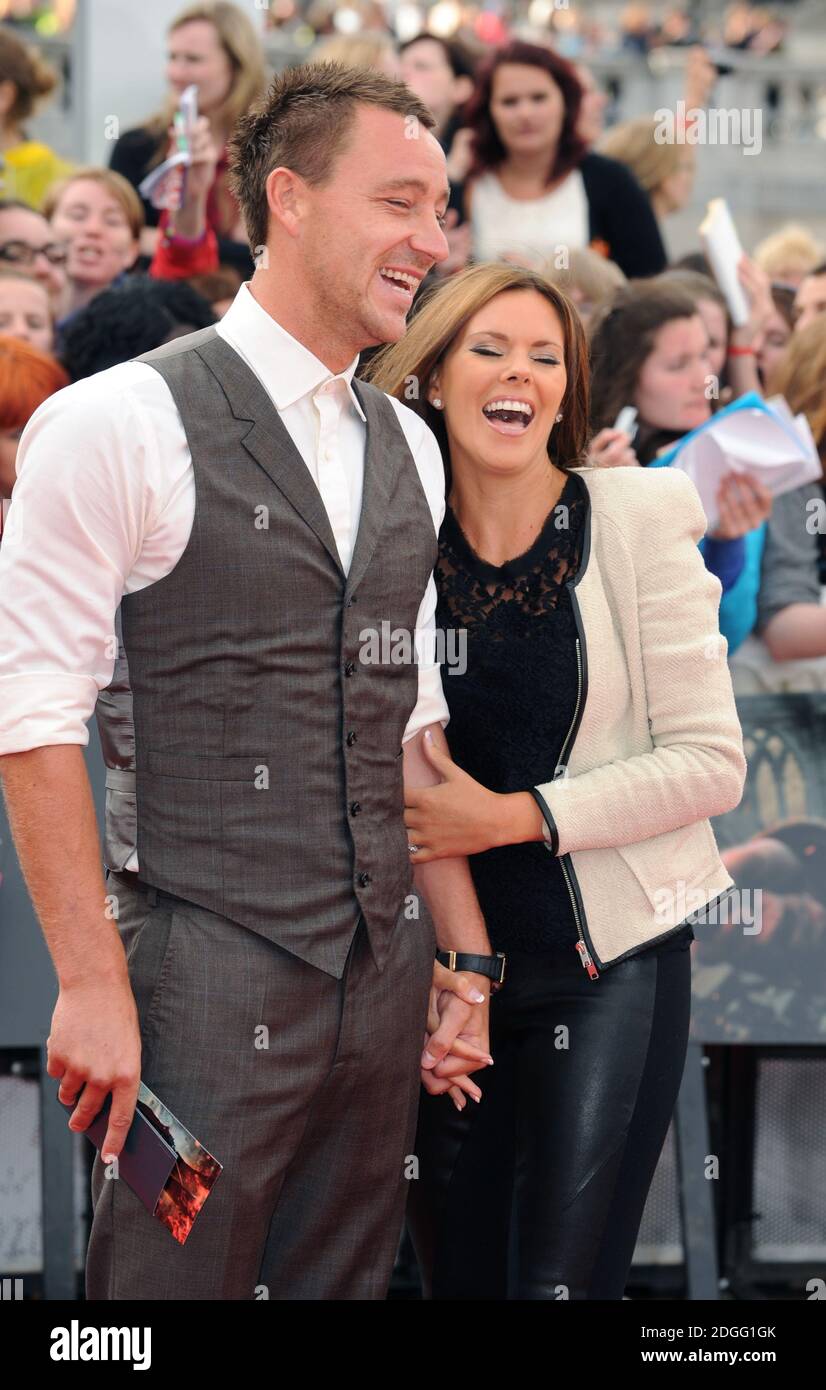 John Terry and Toni Terry at the World Premiere of Harry Potter and the ...