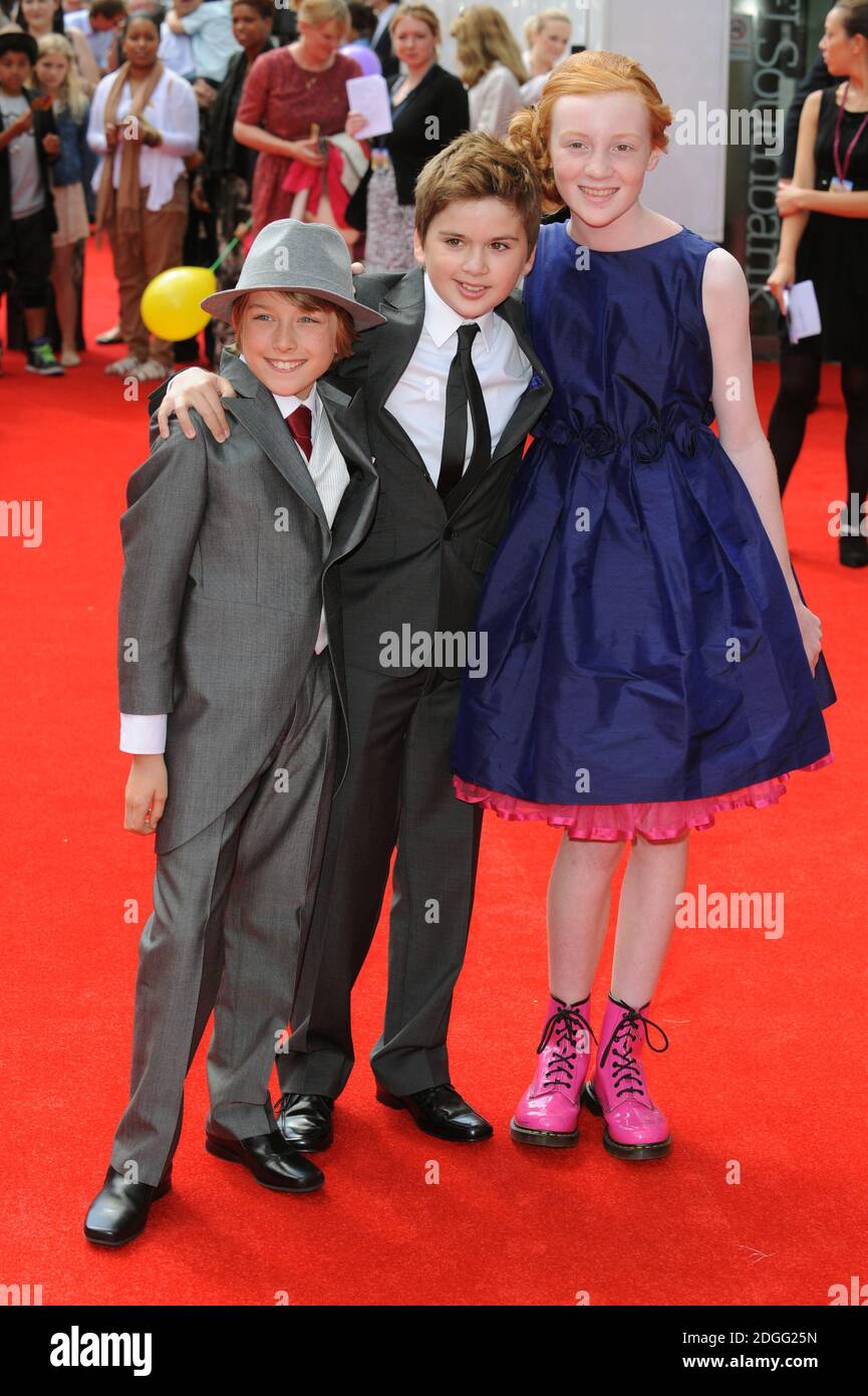Ross Marron, Theo Stevenson and Scarlett Stitt at the World Premiere of ...