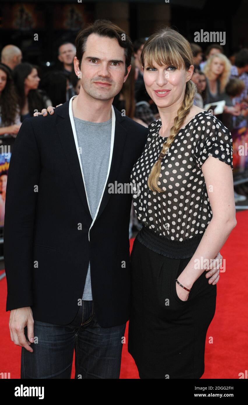 Jimmy Carr and Karoline Copping arriving at the World Premiere of The ...