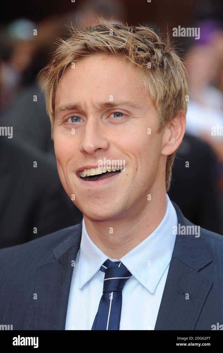 Russell Howard arriving at the World Premiere of The Inbetweeners Movie ...