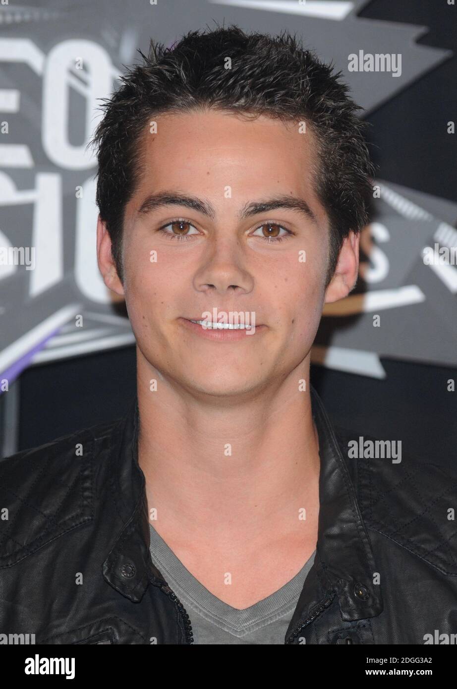 Dylan O'Brien arriving at the 2011 MTV Video Music Awards at Nokia ...