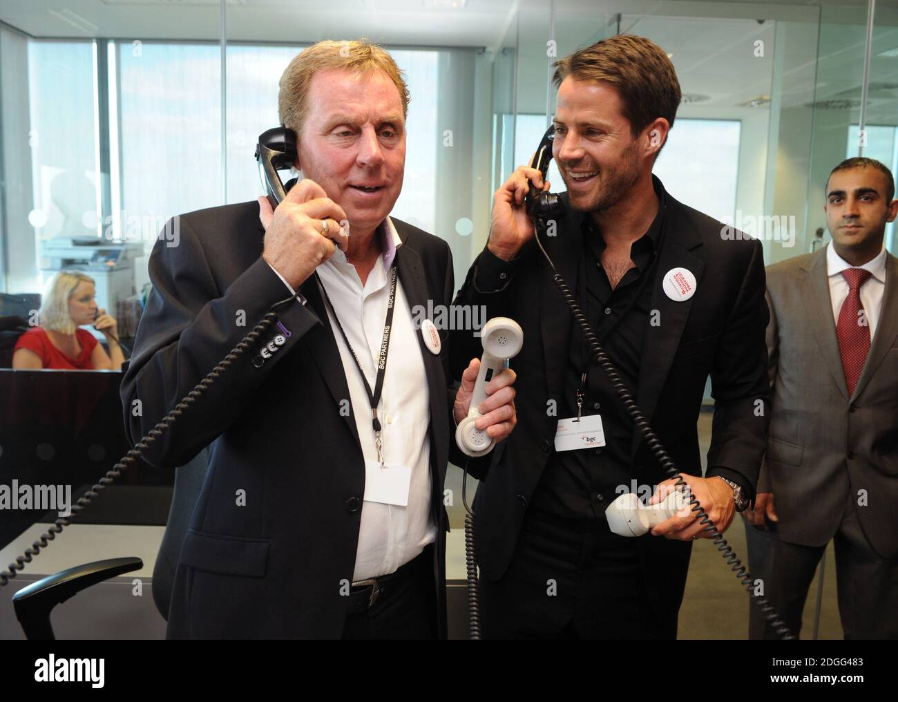 Harry and Jamie Redknapp at the BGC Annual Global Charity Day, Canary ...
