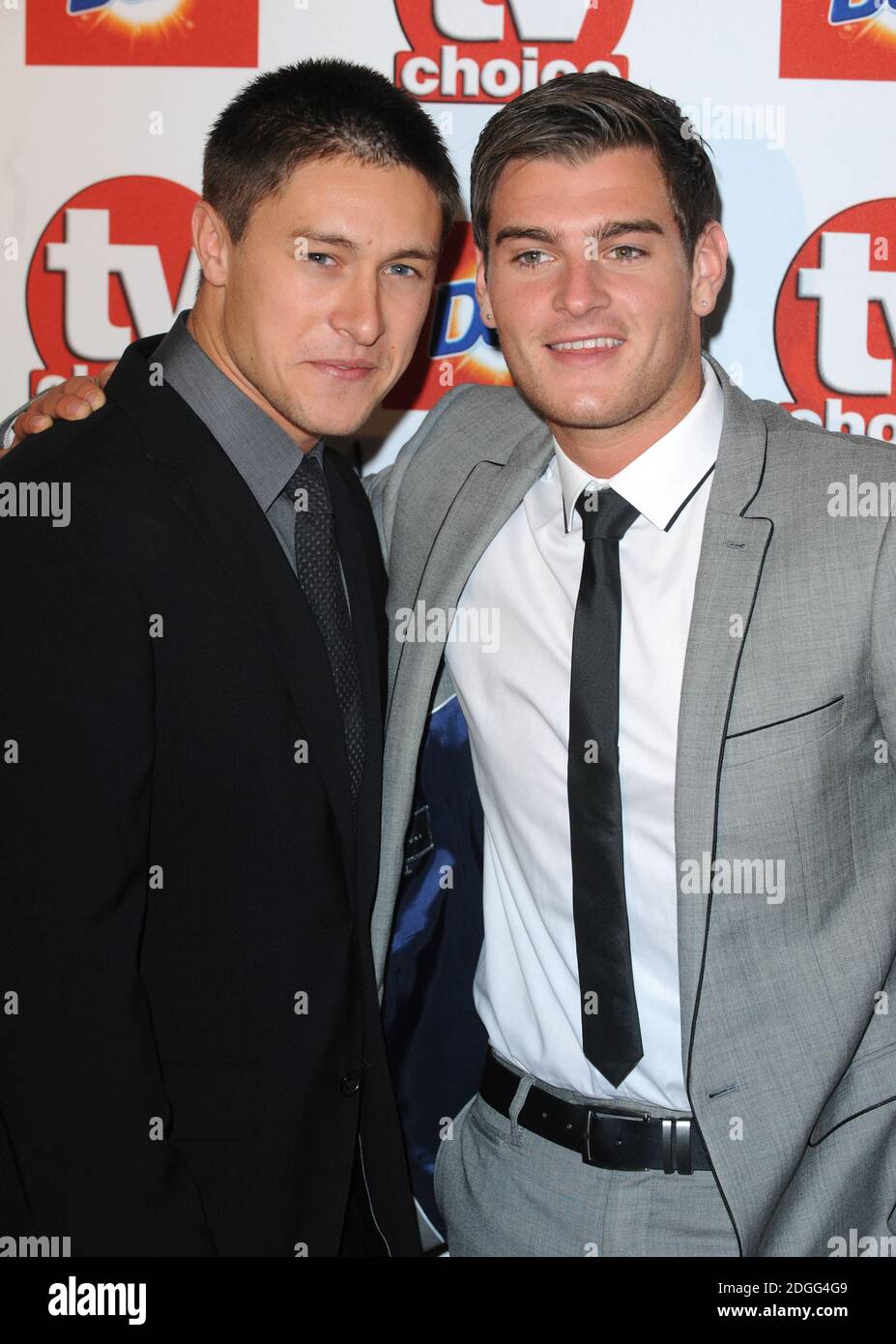 Tony Discipline (left) and Matt Lapinskas arriving at The TV Choice ...