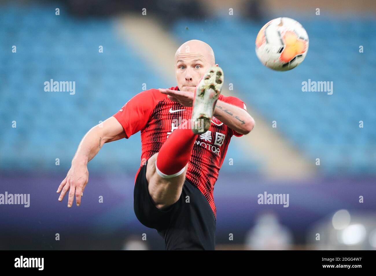 Australian professional football player Aaron Mooy of Shanghai SIPG F.C ...