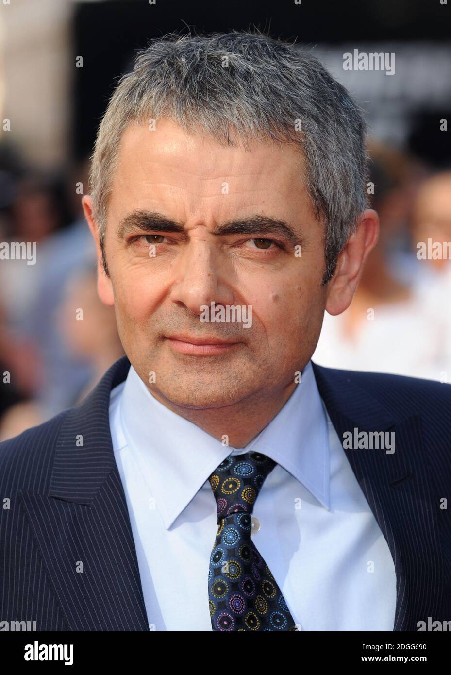 Rowan Atkinson arriving at the World Premiere of Johnny English Reborn ...