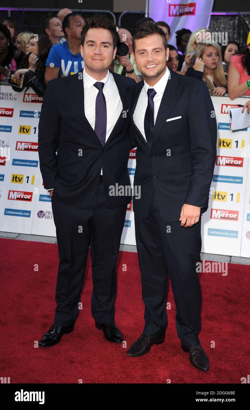 Sam Nixon and Mark Rhodes arriving at The Pride of Britain Awards 2011 ...