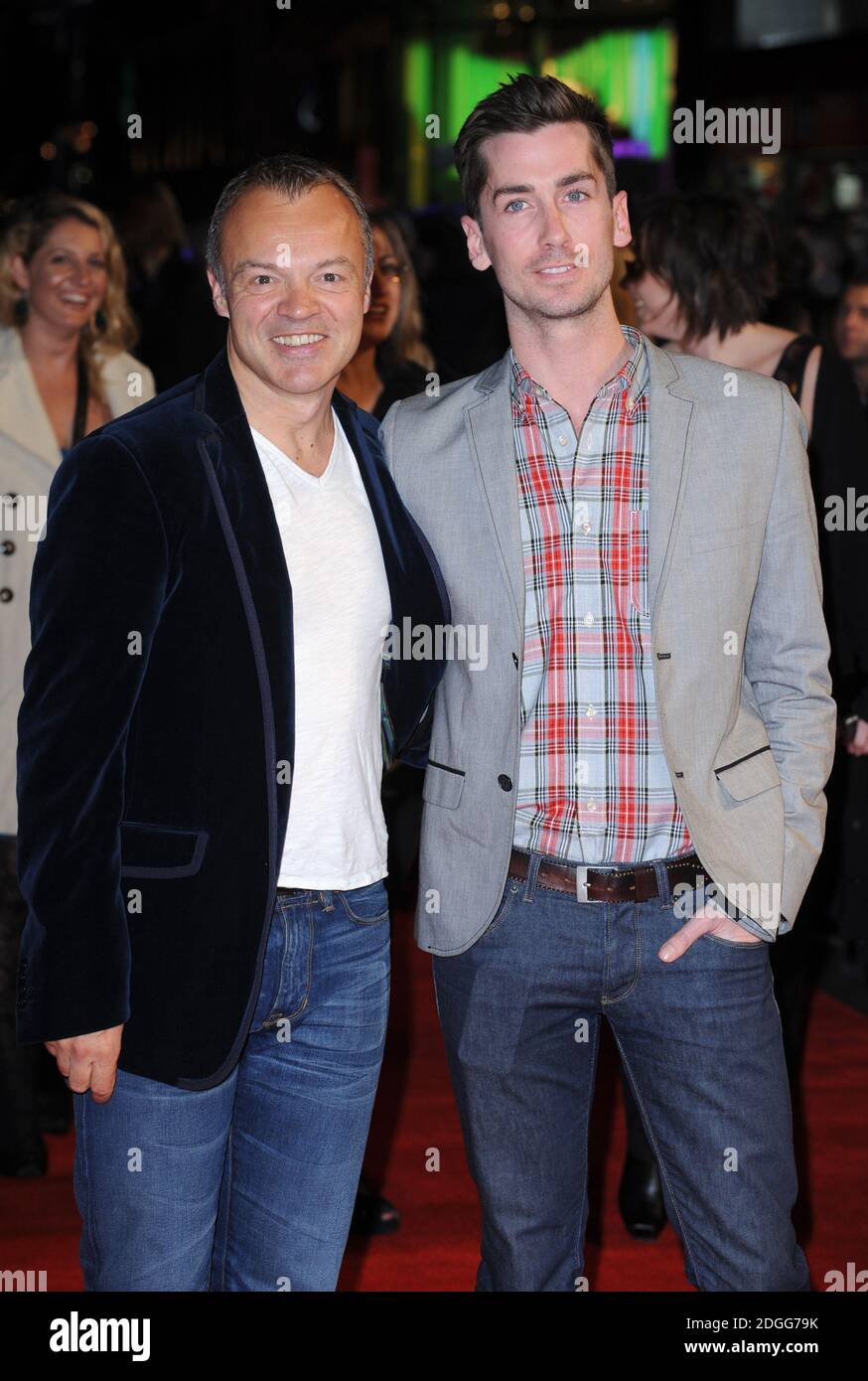 Graham Norton and Boyfriend at the BFI London Film Festival Premiere of ...