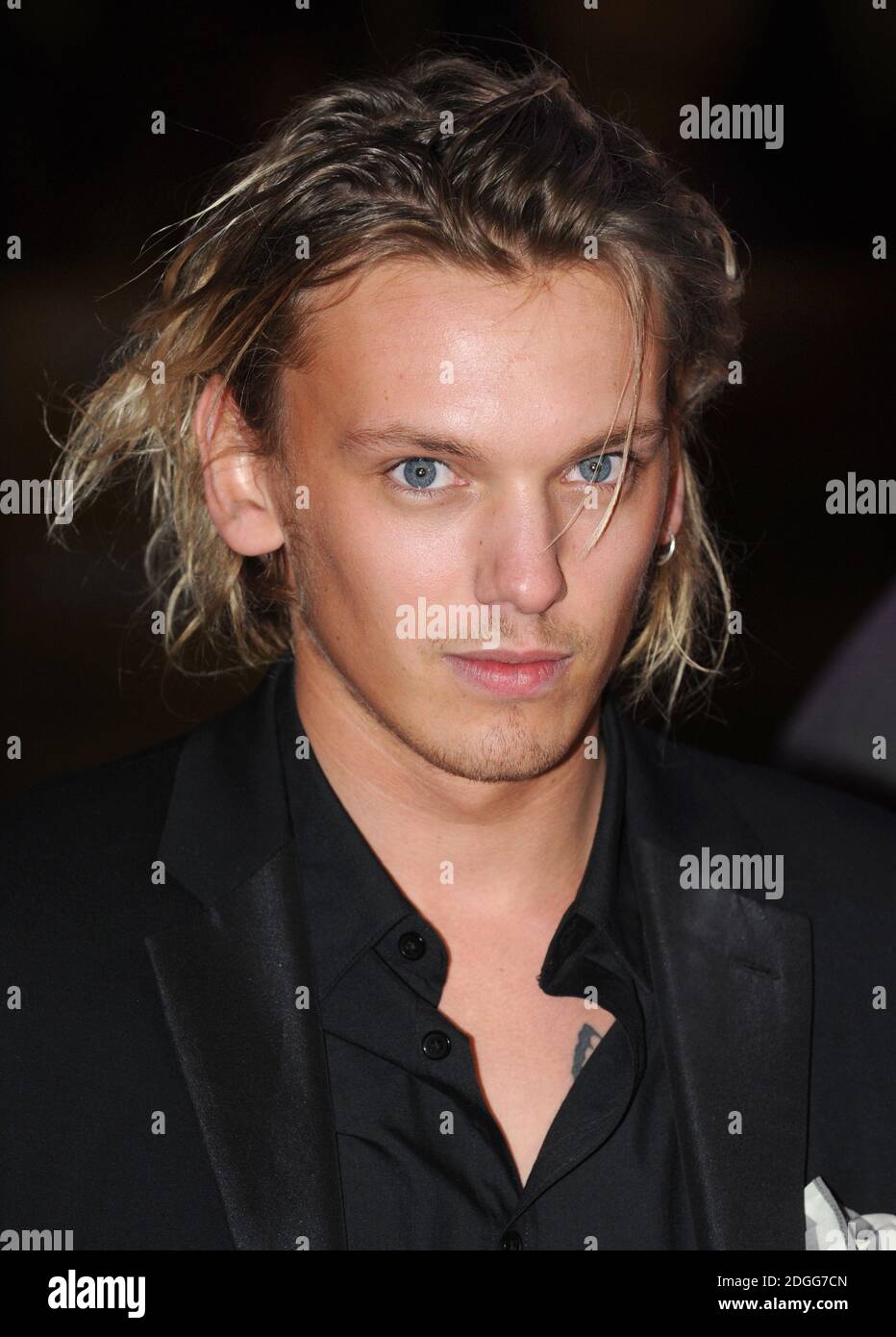 Jamie Campbell Bower arriving at the BFI London Film Festival Screening ...