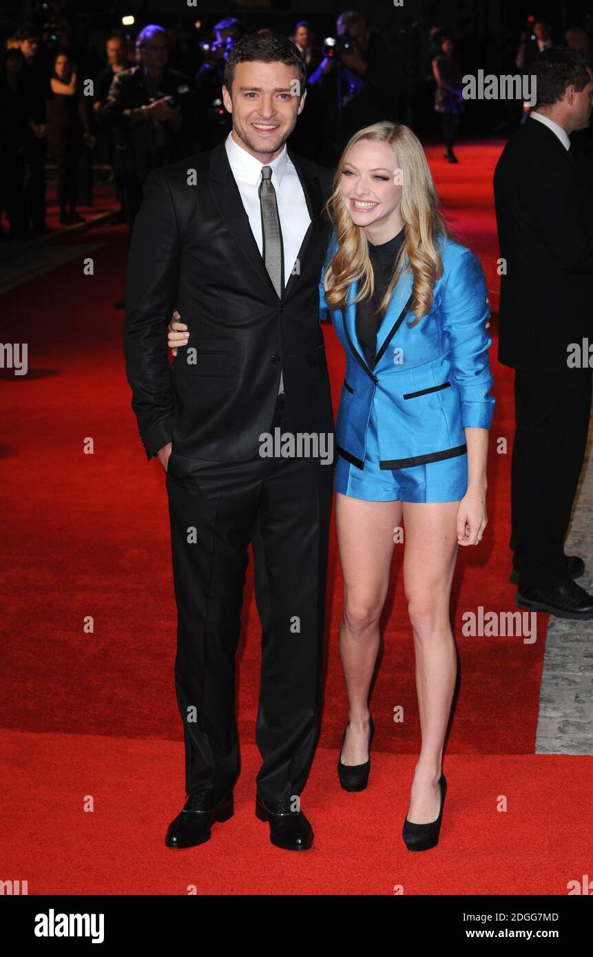 Justin Timberlake & Amanda Seyfried arriving at the UK Premiere of In ...