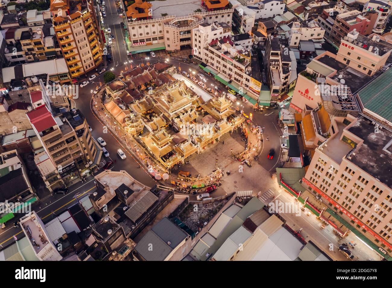 Aerial view of famous Beigang Chaotian Temple Stock Photo - Alamy