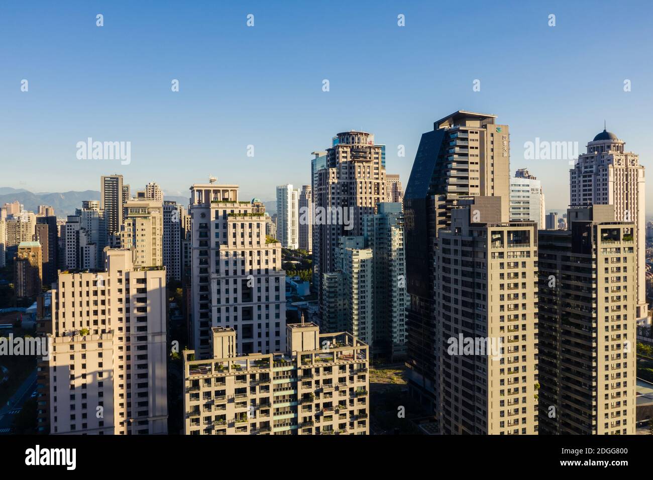 Cityscape of Taichung city with skyscrapers and buildings Stock Photo ...