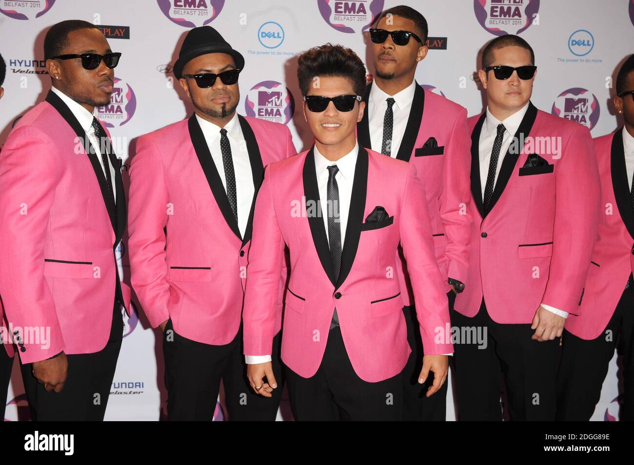 Bruno Mars At The Mtv European Music Awards 2011 The Odyssey Arena