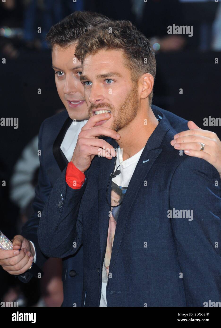 Brian Dowling with Aaron Allard-Morgan who is the winner of Big Brother ...