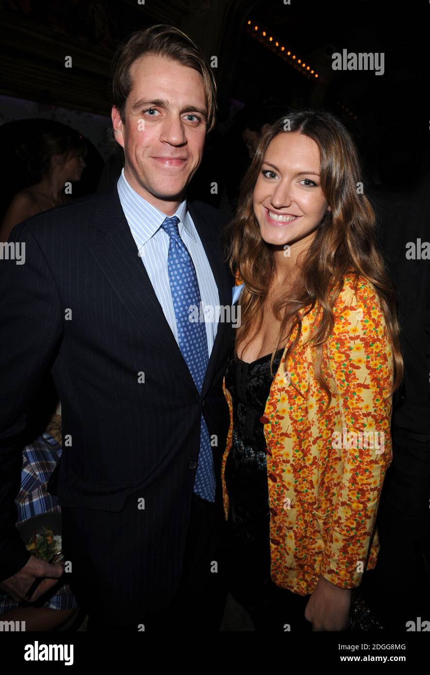 Ben Elliot and wife Mary Clare arriving at the MTV Staying Alive ...