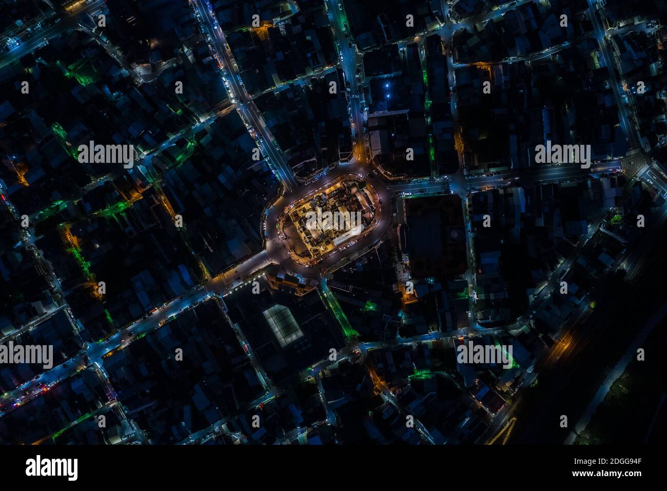 Aerial view of famous Beigang Chaotian Temple Stock Photo - Alamy