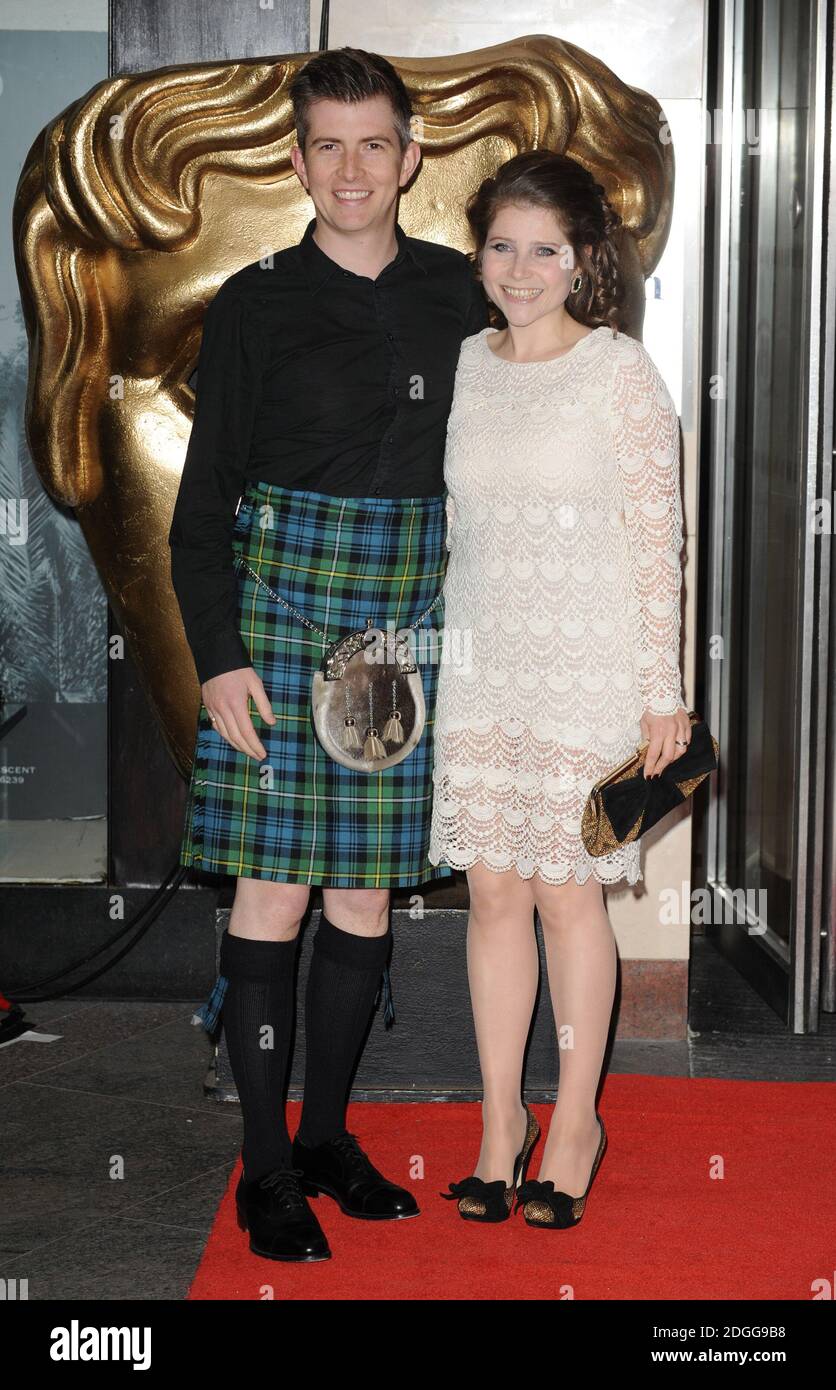 Gareth Malone and wife arriving at the British Academy Children's ...