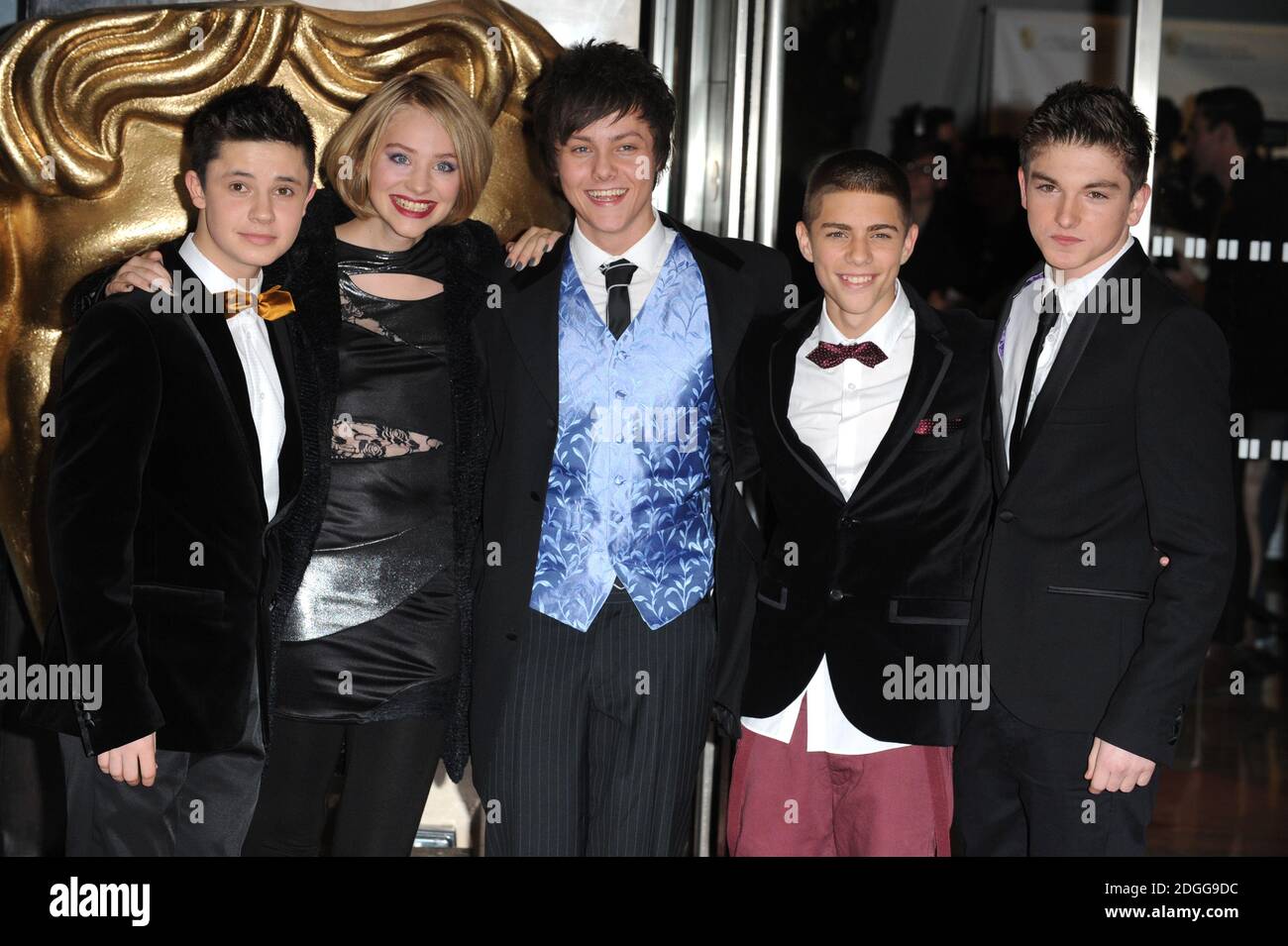 Georgia Locke and Tyger Drew-Honey arriving at the British Academy ...