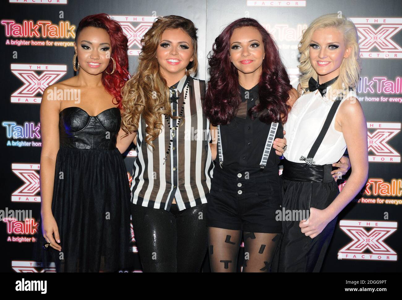 Little Mix at the TalkTalk X Factor Secret Gig, Soho, London Stock ...