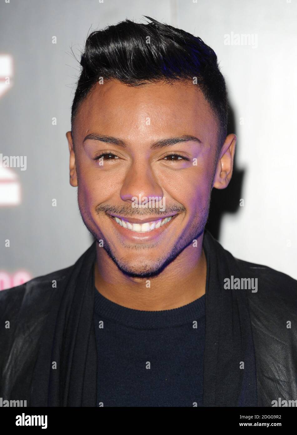 Marcus Collins at the TalkTalk X Factor Secret Gig, Soho, London Stock ...
