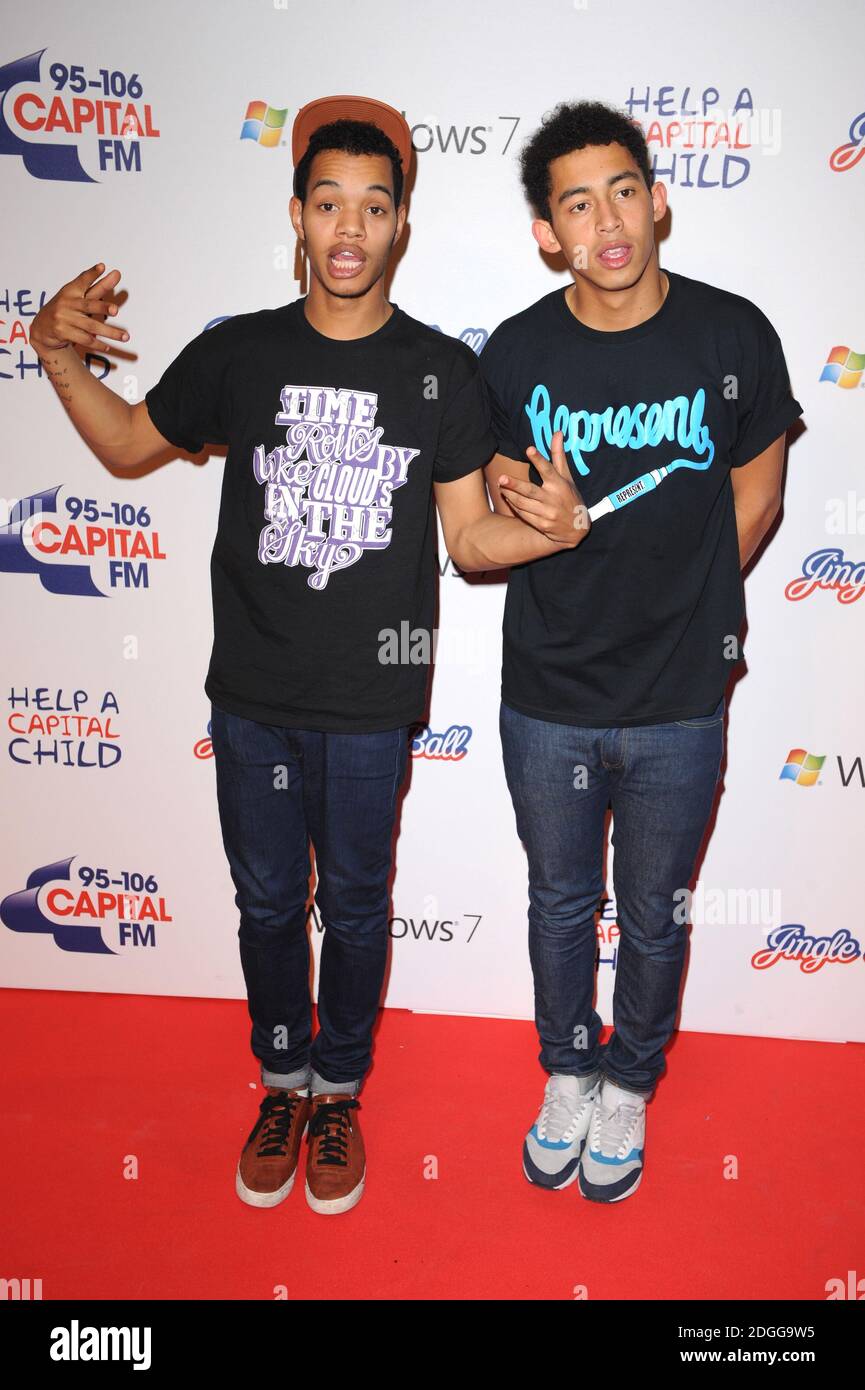 Rizzle Kicks at the Capital FM Jingle Bell Ball 2011, the O2 Arena ...