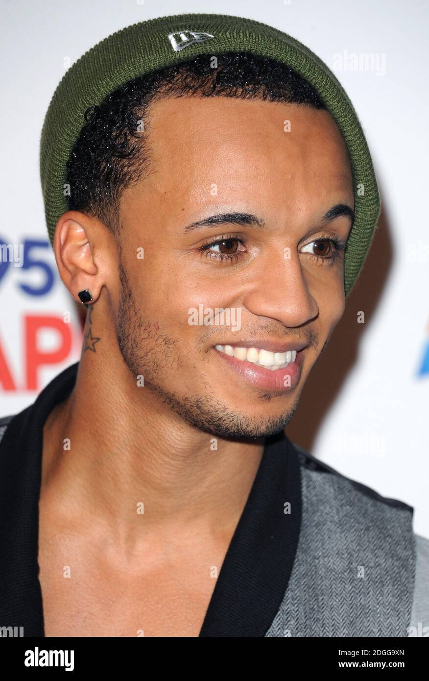 Aston Merrygold from JLS at the Capital FM Jingle Bell Ball 2011, the ...