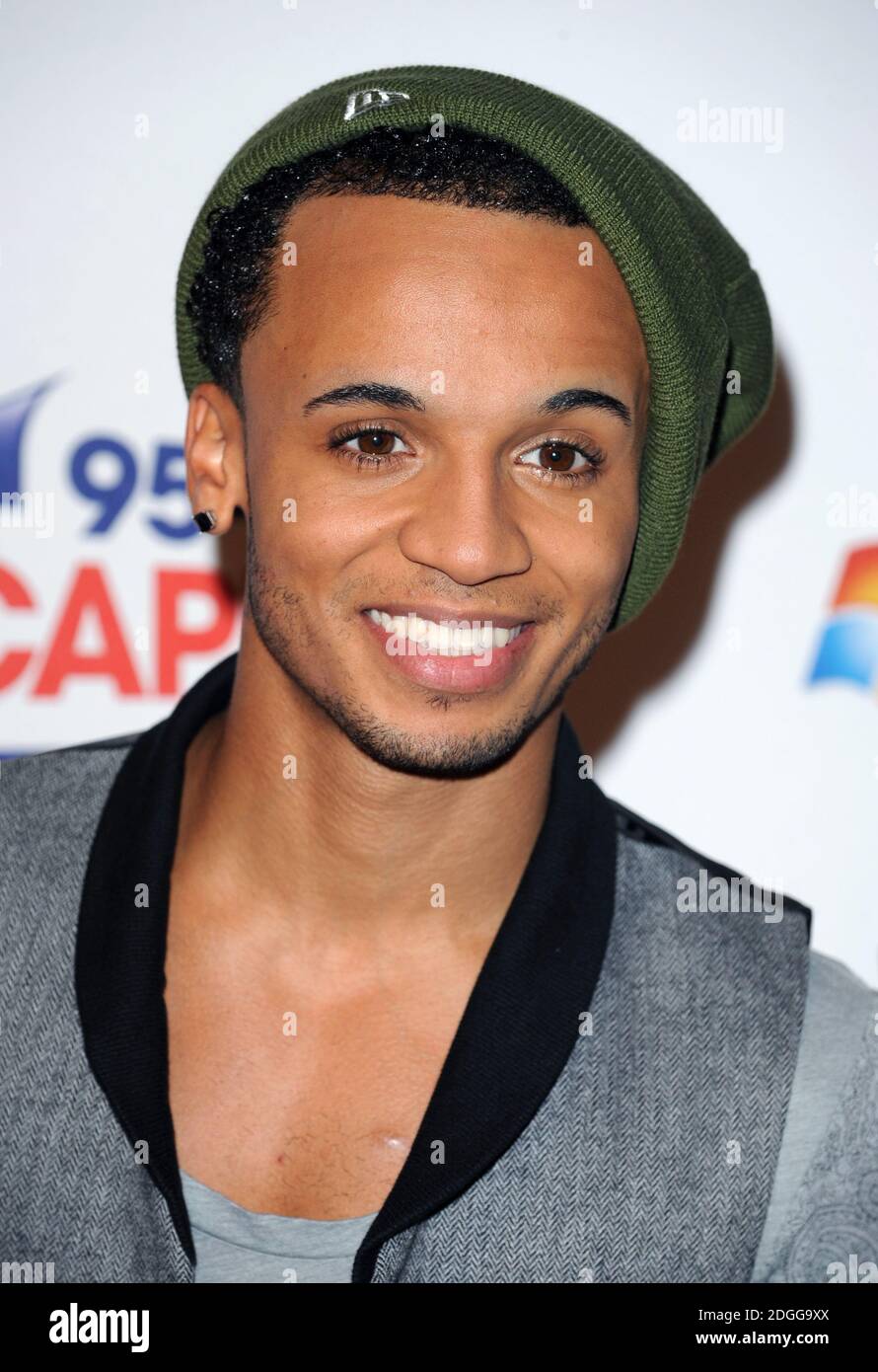 Aston Merrygold from JLS at the Capital FM Jingle Bell Ball 2011, the ...