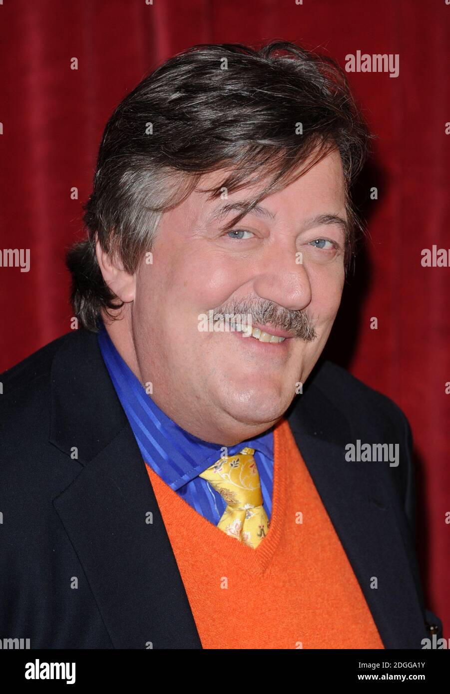 Stephen Fry at the European Premiere of Sherlock Holmes A Game of ...