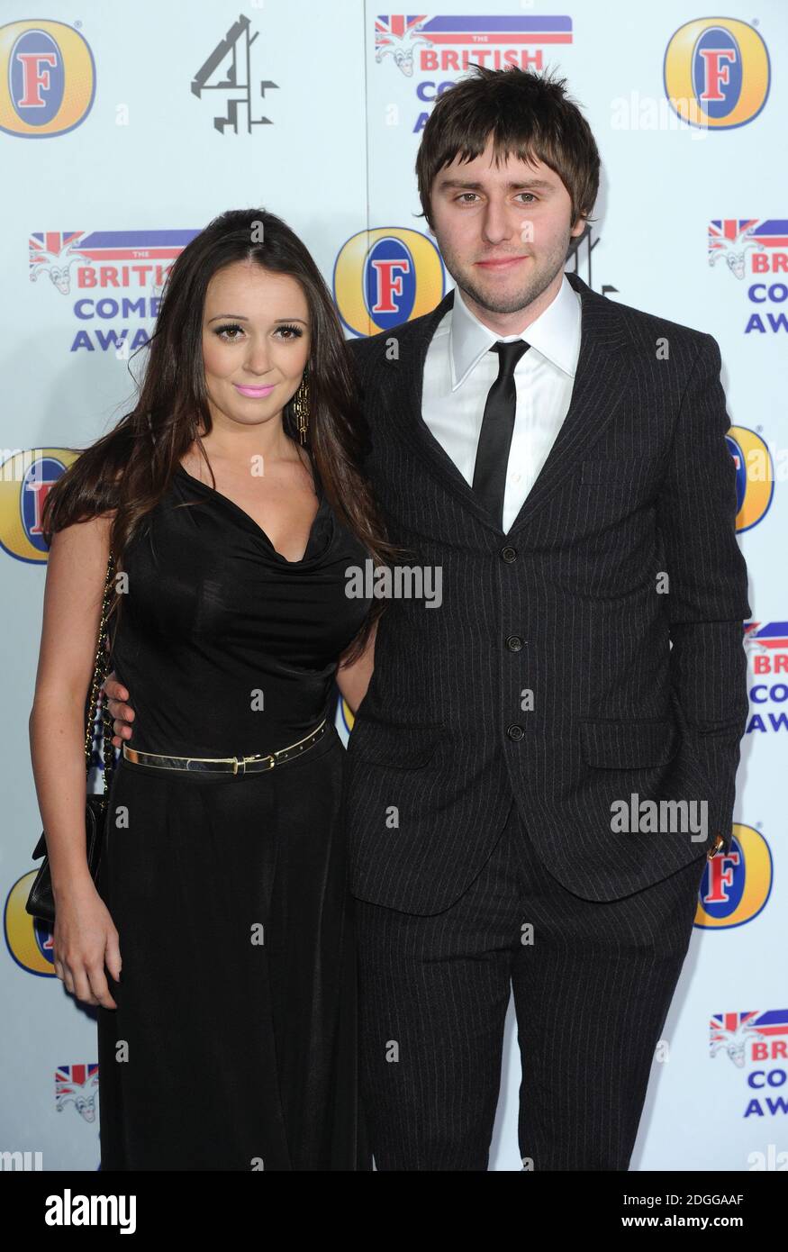 James Buckley and Clair Meek arriving at The British Comedy Awards 2011 ...