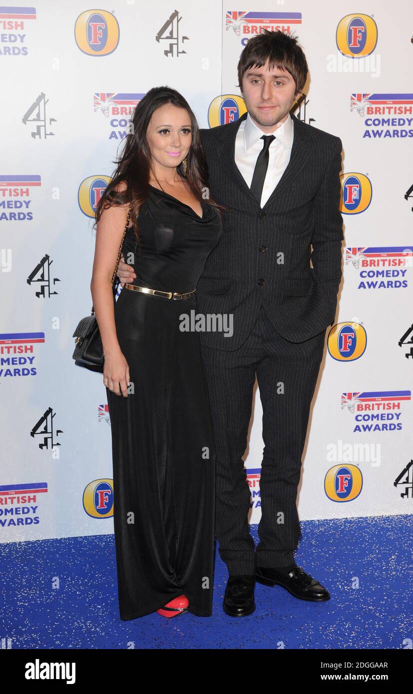 James Buckley and Clair Meek arriving at The British Comedy Awards 2011 ...