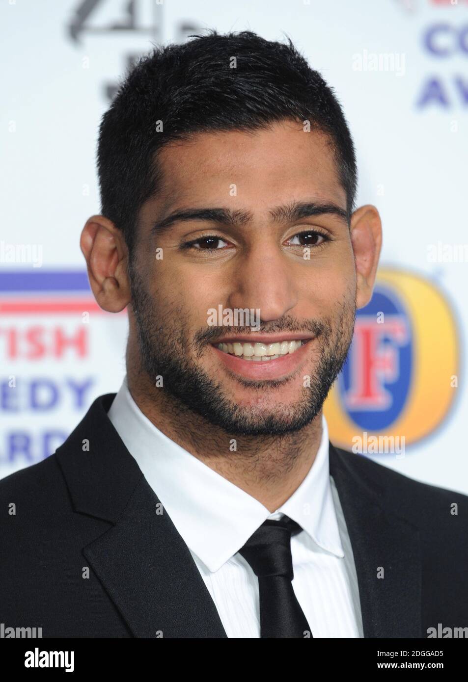 Amir Khan arriving at The British Comedy Awards 2011, Fountain Studios ...