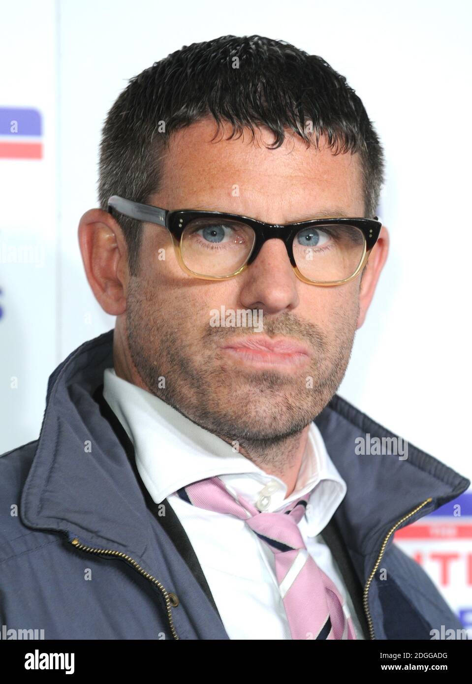 Angelos Epithemiou aka Dan Skinner arriving at The British Comedy ...
