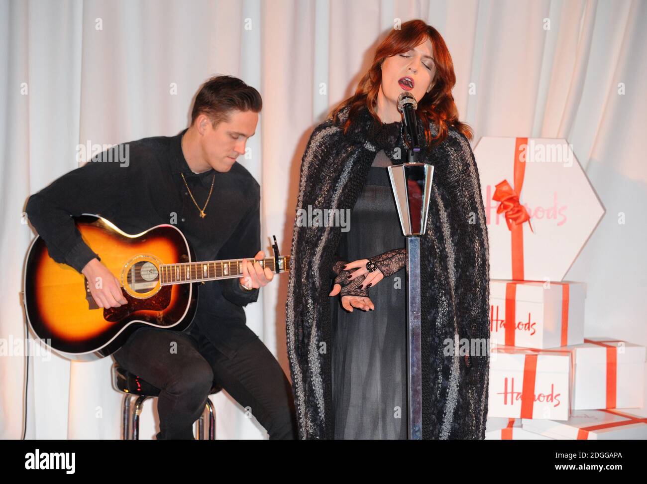 Florence Welch of Florence and the Machine opens the Harrods Winter ...