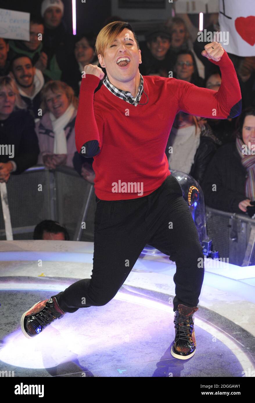 Andrew Stone arriving at the launch of Celebrity Big Brother 2012 ...