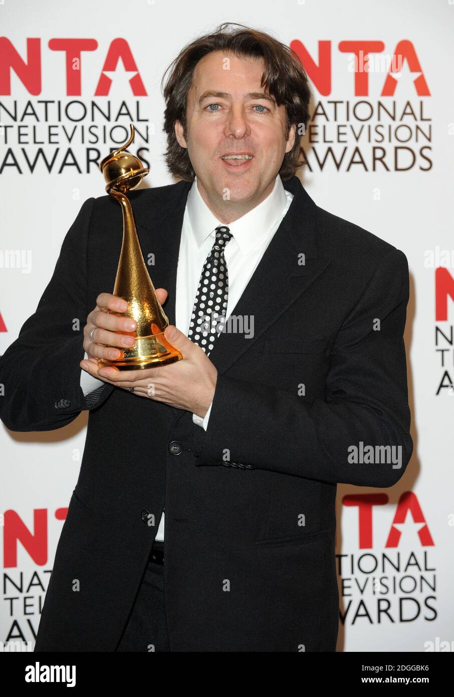 Jonathon Ross back stage at The National Television Awards 2012, O2 ...