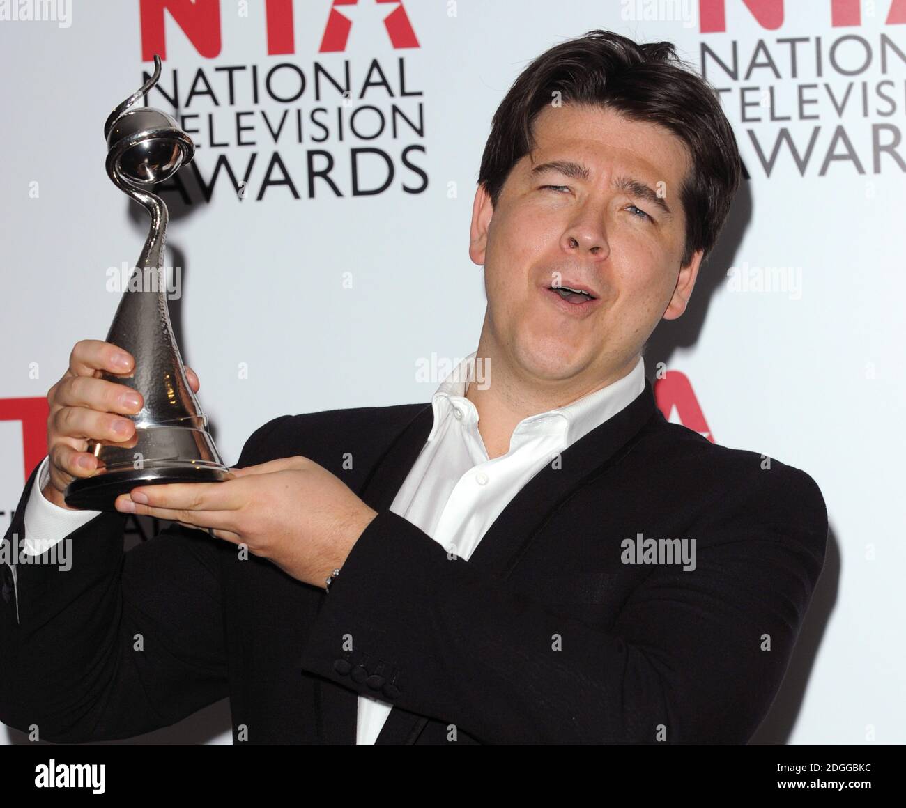 Michael McIntyre back stage at The National Television Awards 2012, O2 ...