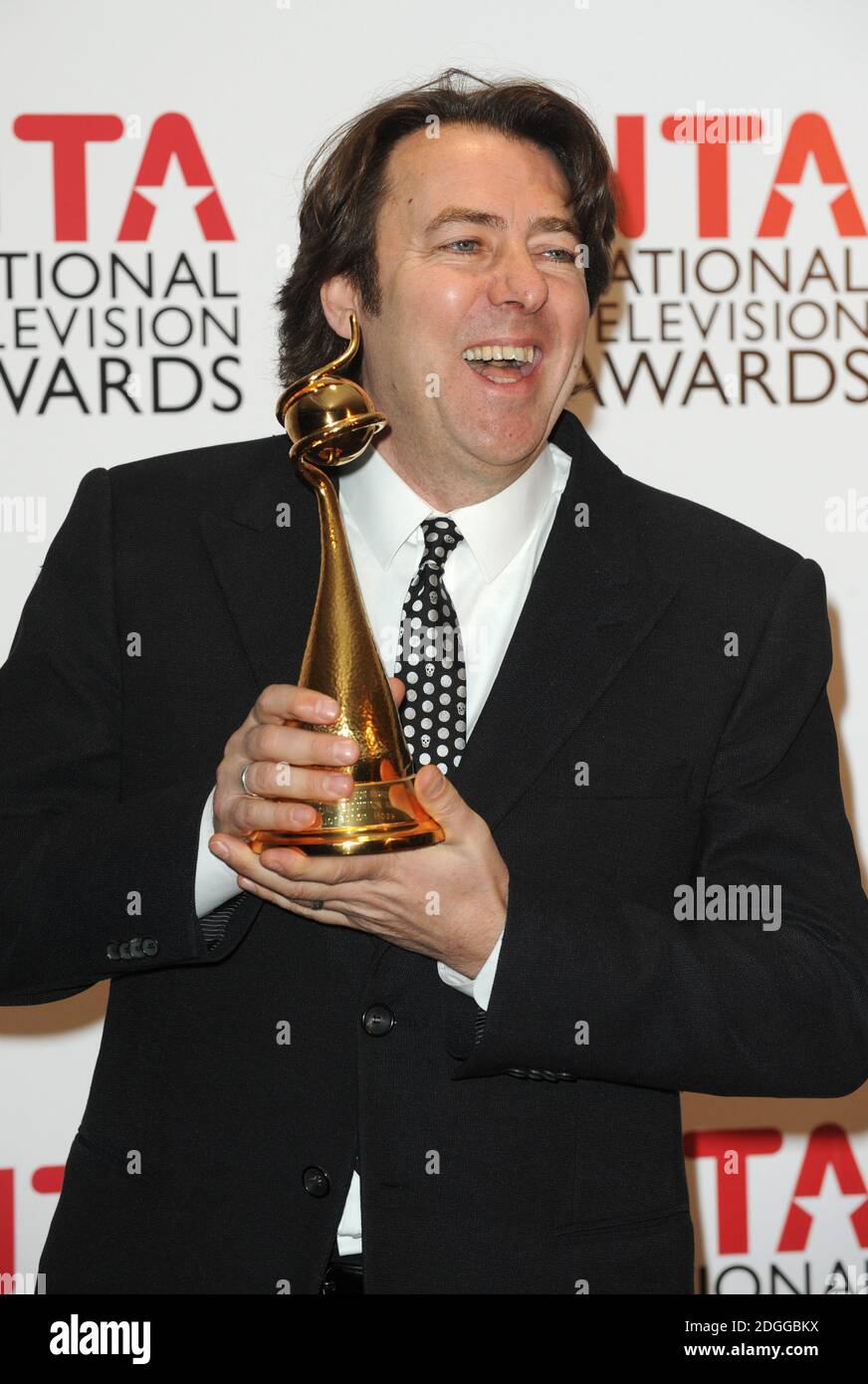 Jonathon Ross back stage at The National Television Awards 2012, O2 ...